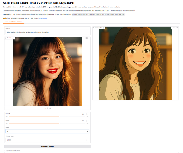 不用排队用4o了，EasyControl快速生成吉普力图片——只用了100个训练样本 - 知乎