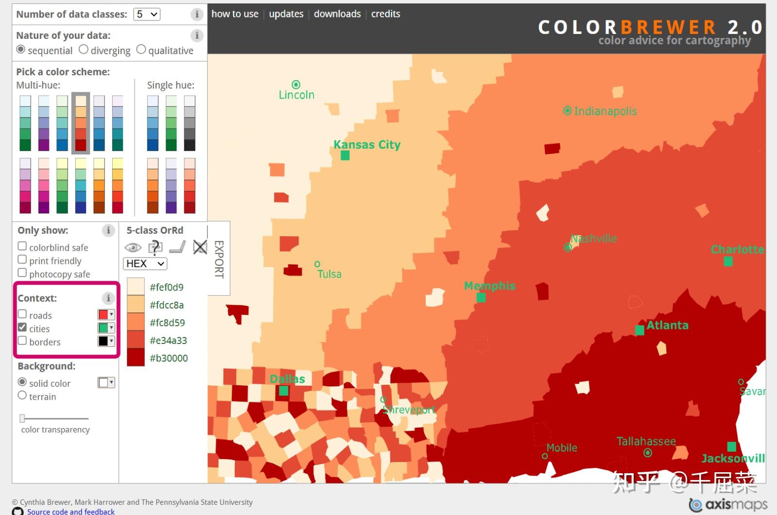 干货分享：配色秘籍之ColorBrewe - 知乎