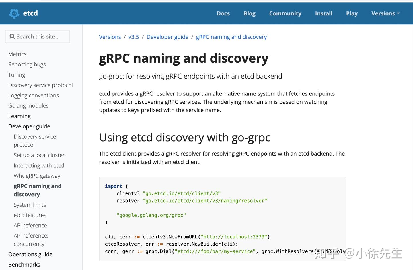 基于 etcd 实现 grpc 服务注册与发现 - 知乎