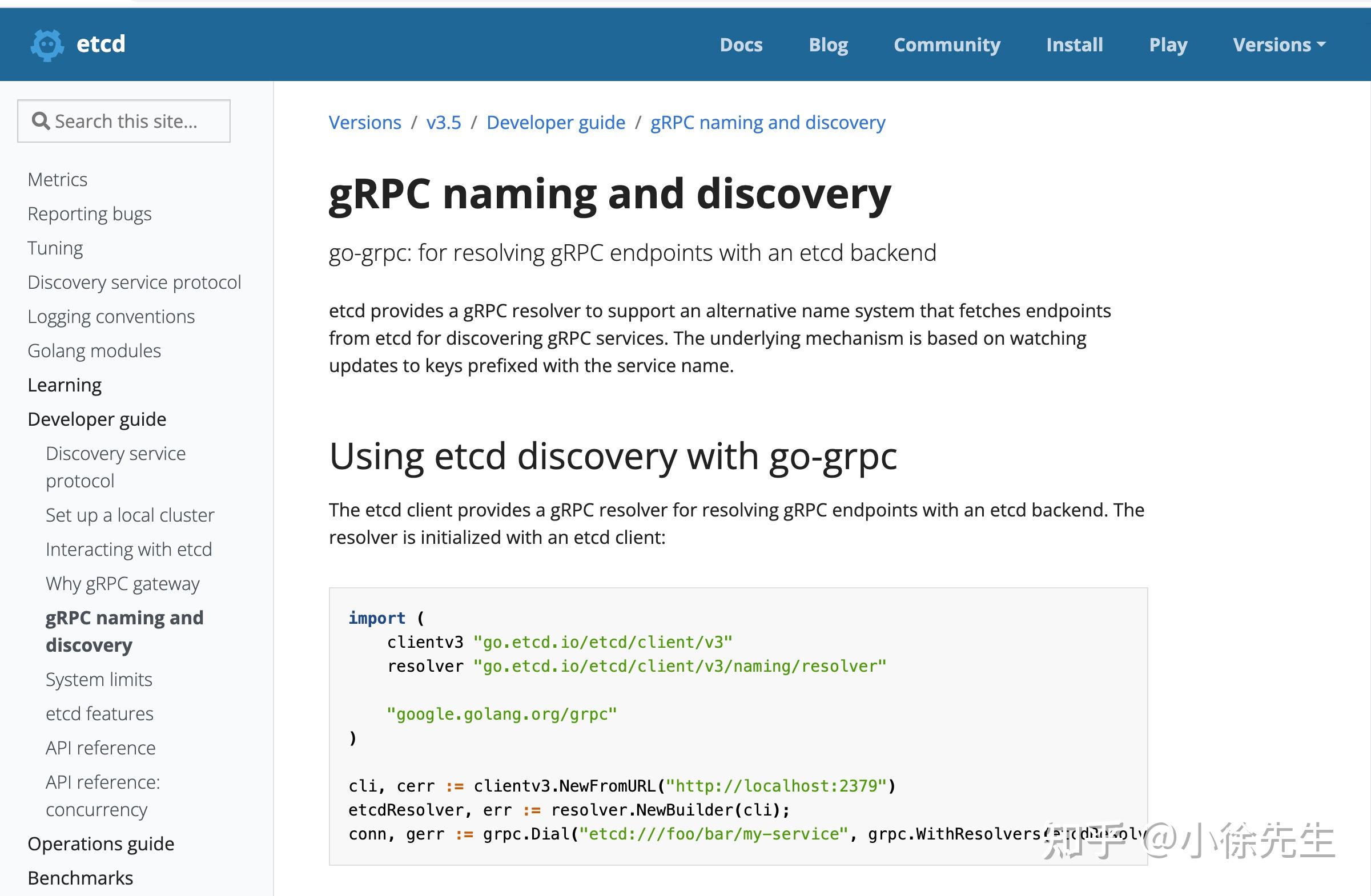 基于 etcd 实现 grpc 服务注册与发现 - 知乎