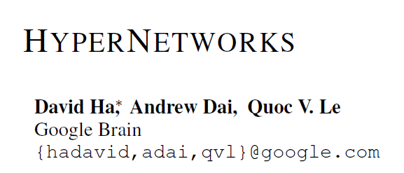 【神经网络】超网络（Hypernetworks）：产生网络参数的网络 - 知乎