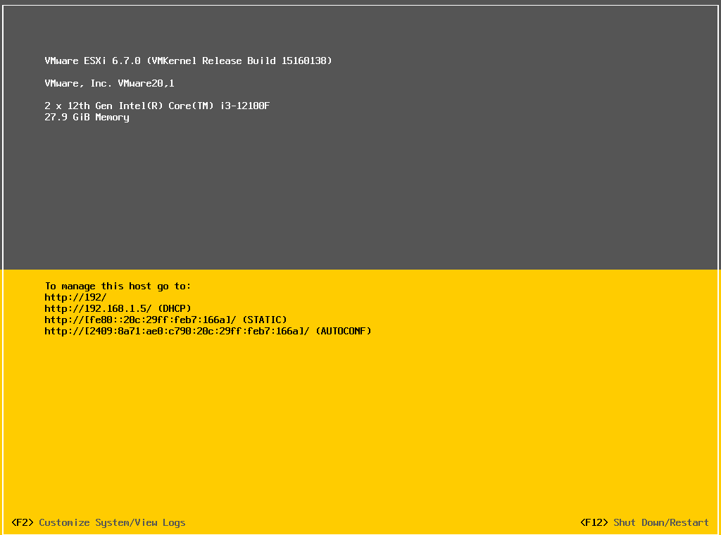 VMware ESXi 6.7安装 - 知乎