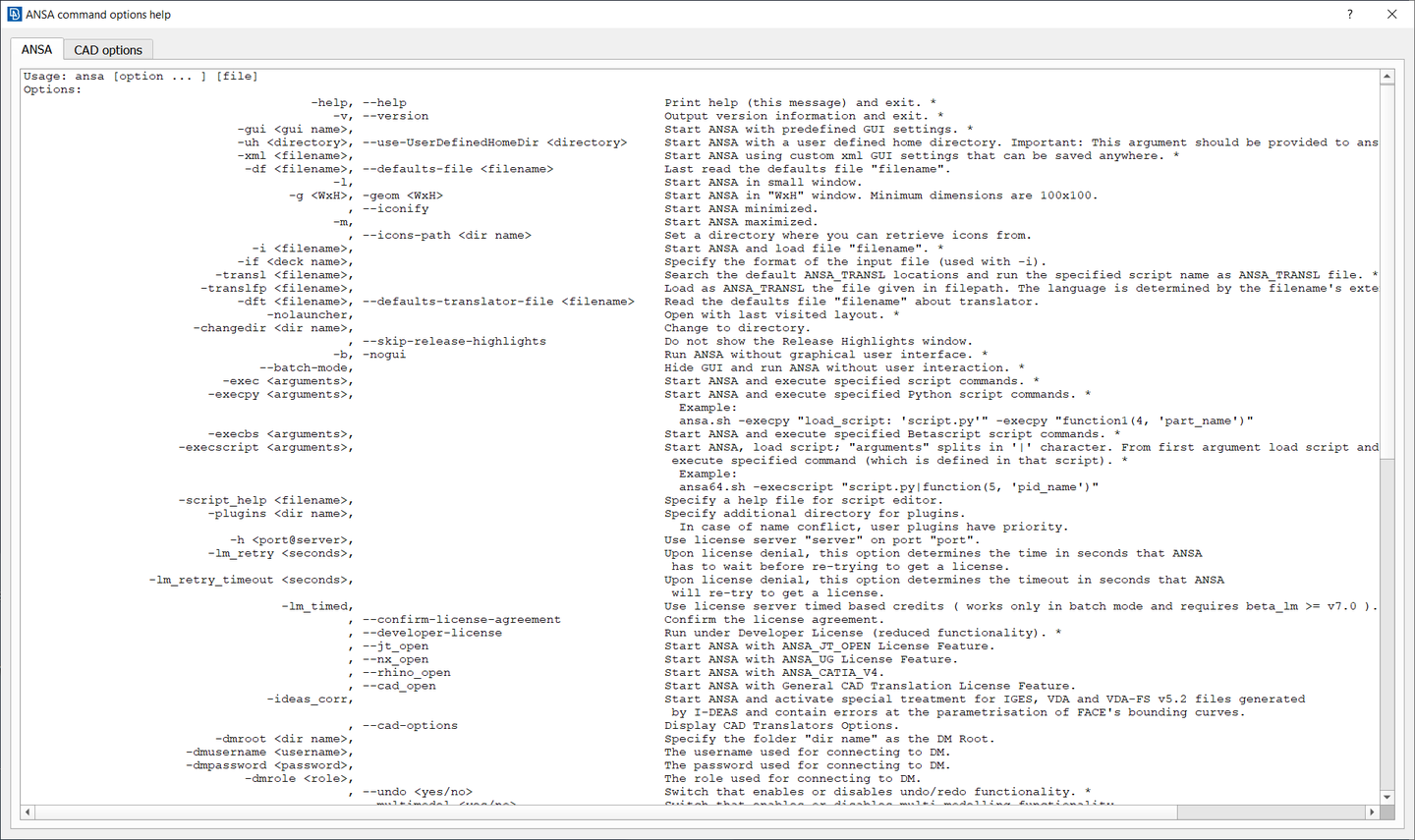 ANSA 启动器应用介绍 - 知乎