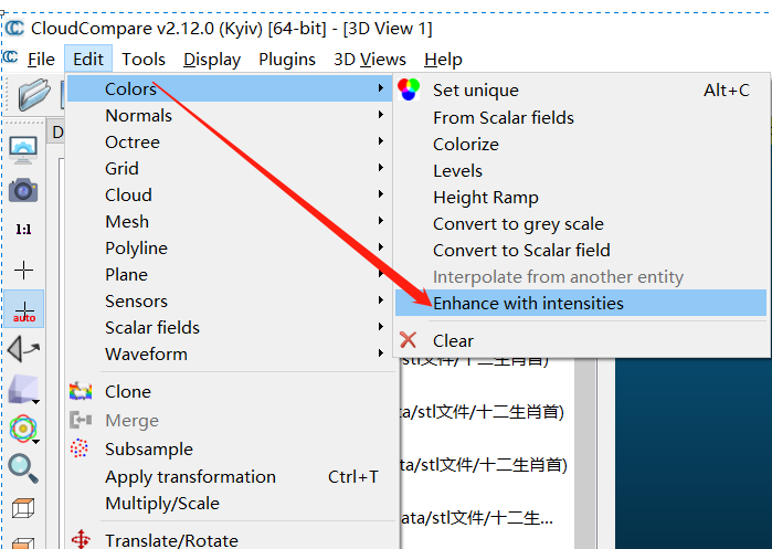 CloudCompare-2 颜色 - 知乎
