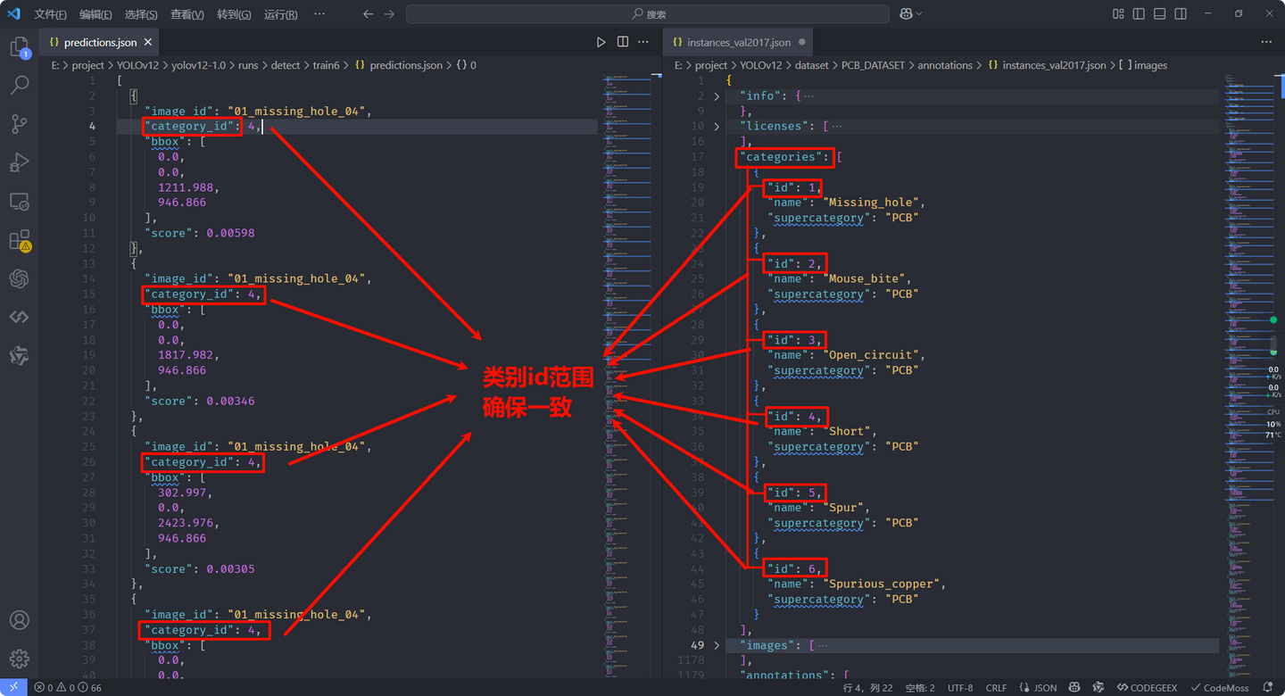 解决COCO评估报错：AssertionError: Results do not correspond to current coco set 与 AP = -1（小白友好+B 站教程详解 ...