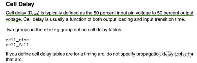 STA-stdcell lib中的cell_rise(cell_fall)与rise_transition(fall_transition) - 知乎