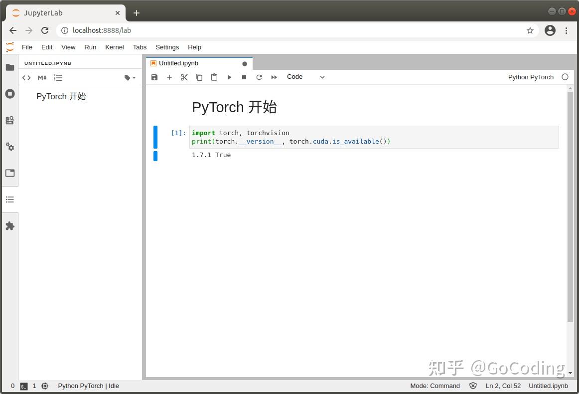 PyTorch 于 JupyterLab 的环境准备 - 知乎