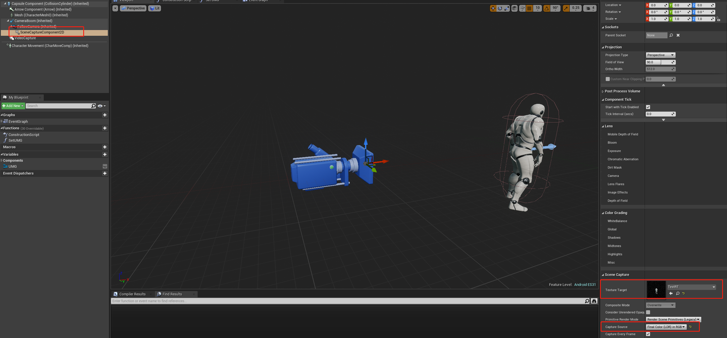 UE4使用SceneCapture2D渲染场景到UMG - 知乎