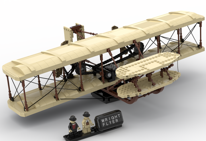 乐高IDEAS作品莱特滑翔飞行器获得万票支持~成功入审！ - 知乎