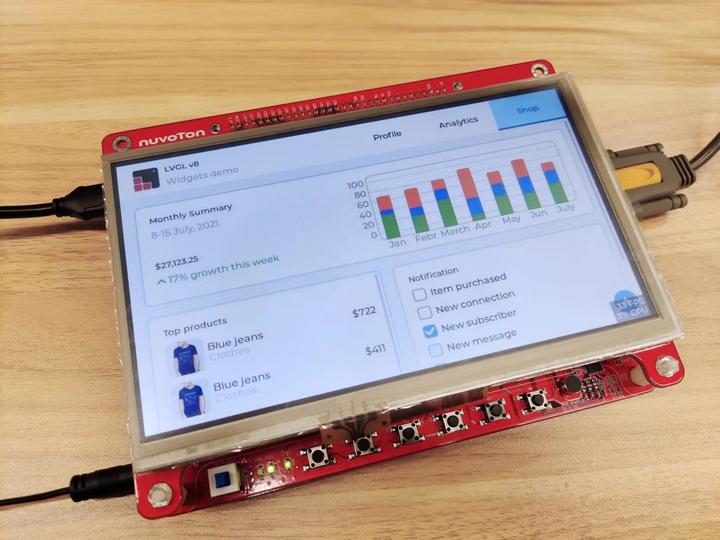 Nuvoton LCD开发篇 4 -- N9H30 RGB彩屏软件调试（二） - 知乎
