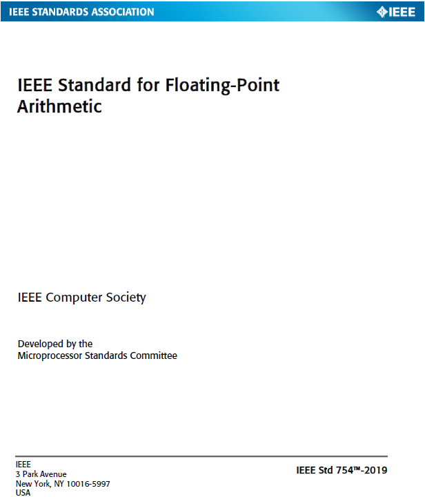 IEEE 754 - 2019 浮点算数标准 - 知乎