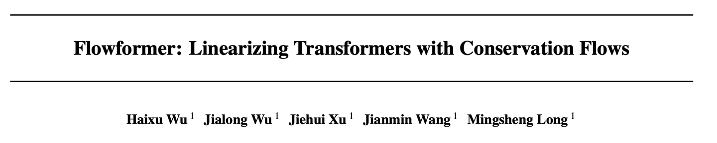 ICML2022 | Flowformer: 任务通用的线性复杂度Transformer - 知乎