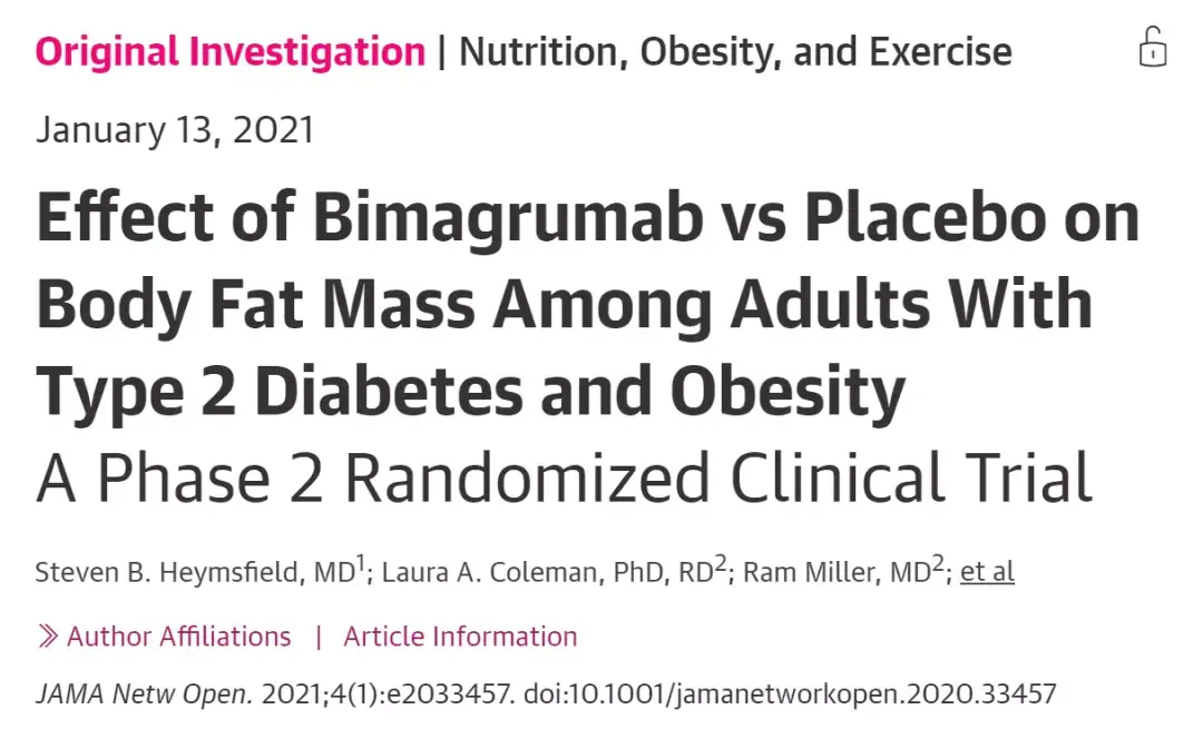 曾被诺华放弃的ActRII抗体bimagrumab在肥胖上迎来新生 - 知乎