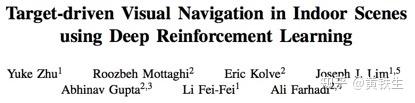 【RL】Target-driven Visual Navigation - 知乎
