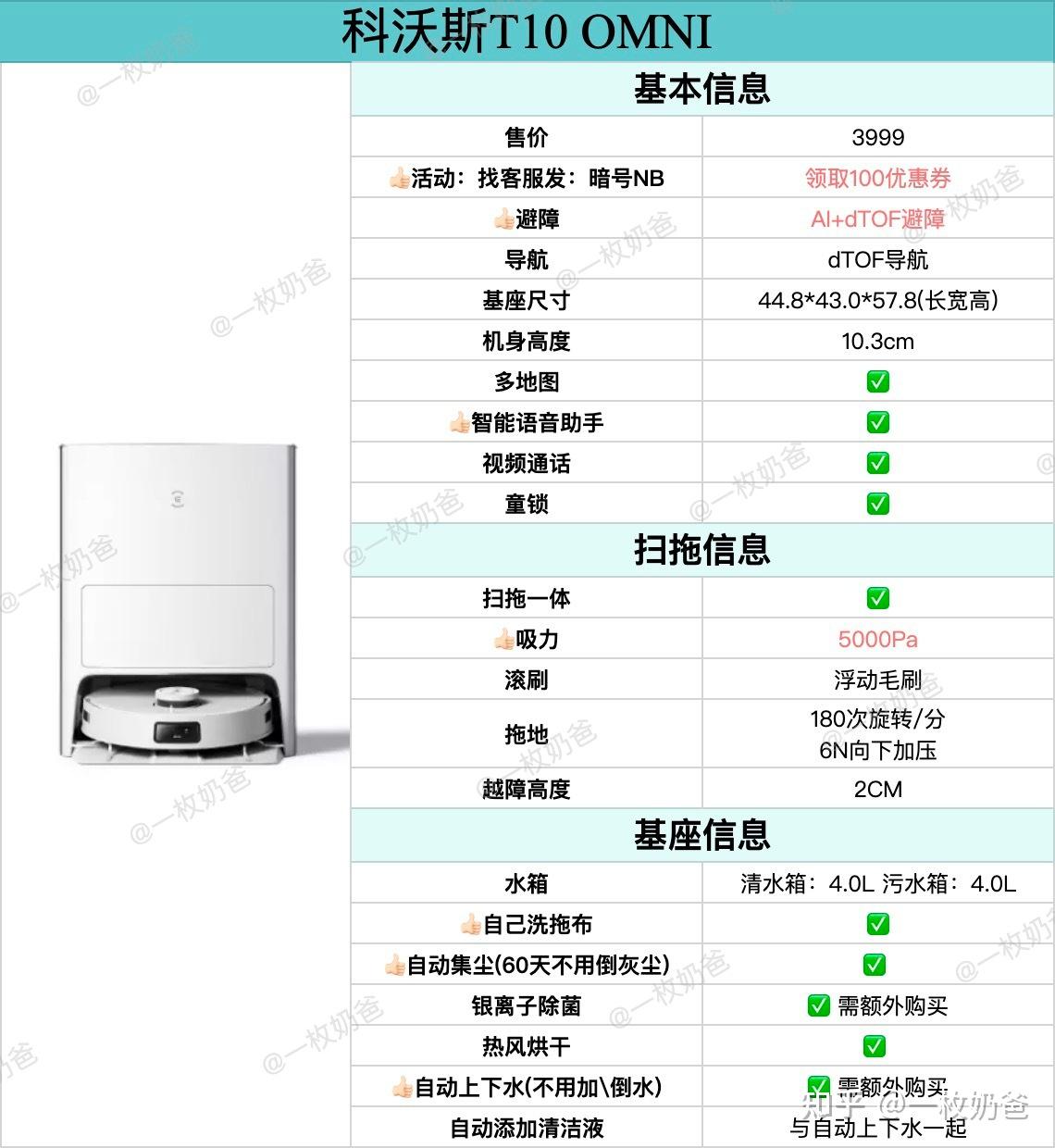 科沃斯扫地机器人 T10 OMNI和追觅s10应该选哪款?