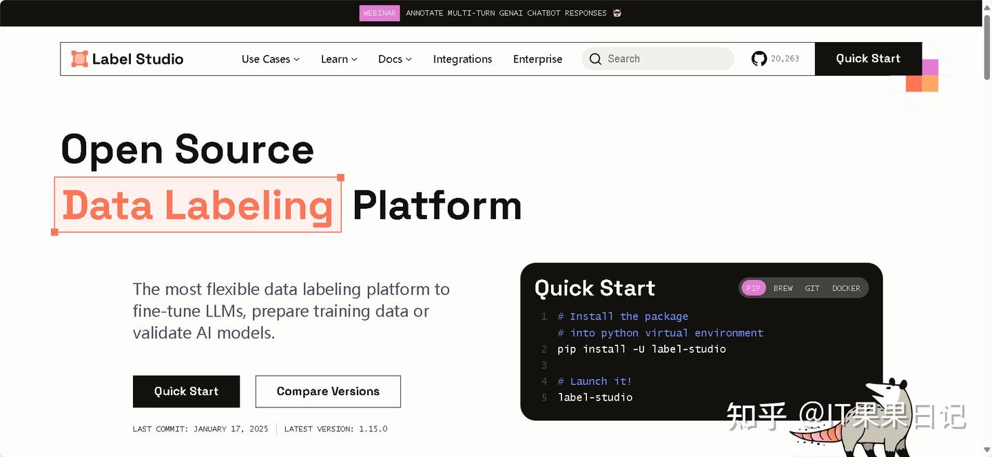 数据标注开源框架 Label Studio - 知乎