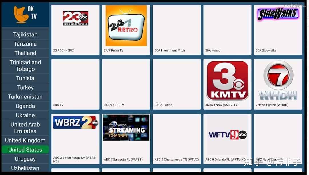 OK TV – 用安卓盒子播放全球 8000+ 公开 IPTV 电视频道 - 知乎