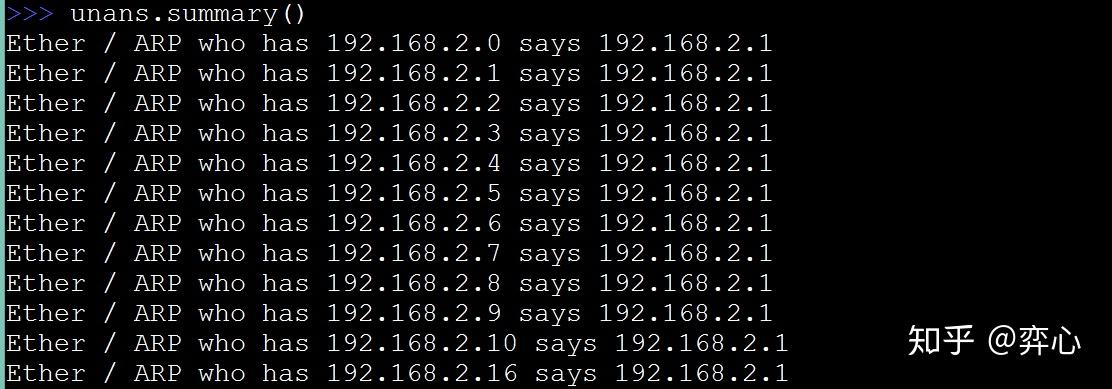 网络工程师的Python之路---Scapy基础篇 - 知乎
