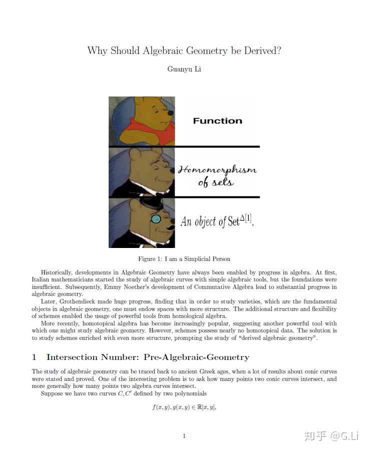 Brief Introduction to Derived Algebraic Geometry. - 知乎