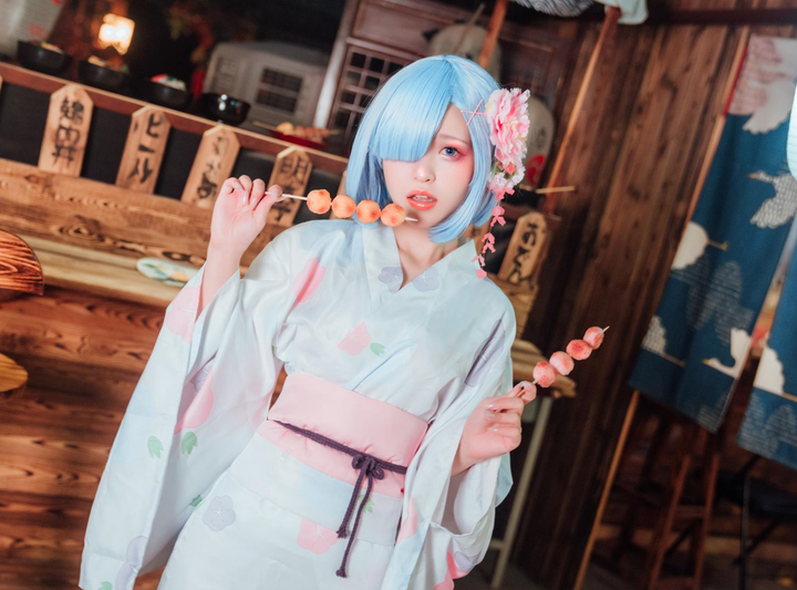 晕崽Zz写真图片~和服蕾姆 cosplay美图资源欣赏 - 知乎