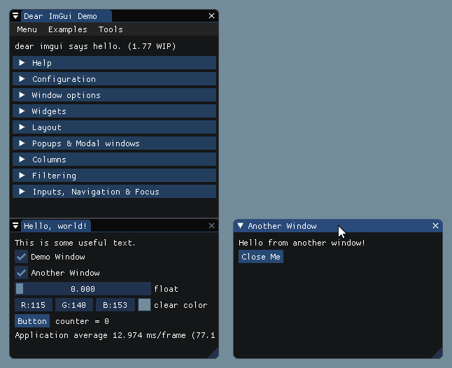 开源图形用户界面库ImGui简介 - 知乎