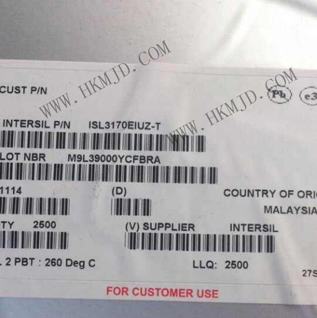 （INTERSIL）ISL3170EIUZ / ISL3170 芯片简介 - 知乎