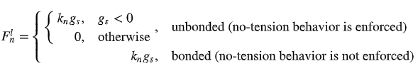 PFC5.0 接触模型-内置的接触模型—线性接触粘结模型Linear Contact Bond Model（翻译自help文件） - 知乎