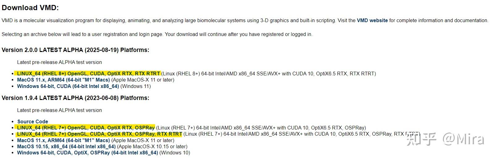 在Linux上安装预编译的VMD教程 - 知乎