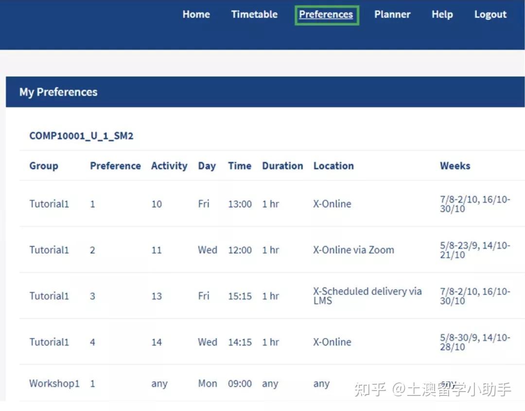 墨尔本大学｜Timetable详细指南，一文教你如何安排课程表 - 知乎