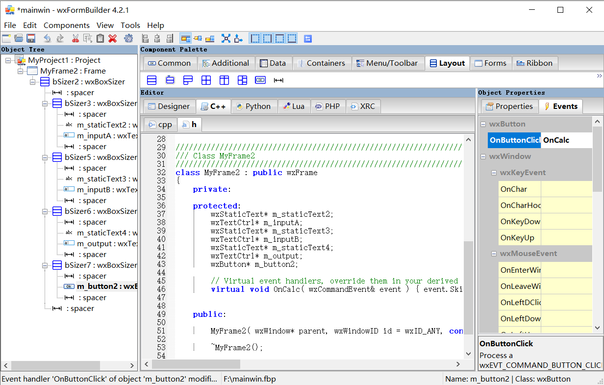 wxWidgets实用教程-05.wxFormBuilder - 知乎
