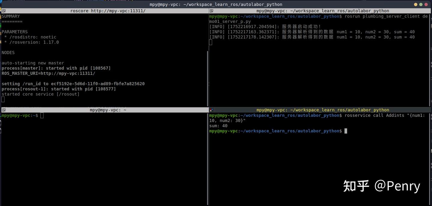 AutoLabor-ROS-Python 学习记录——第二章 ROS通信机制 - 知乎