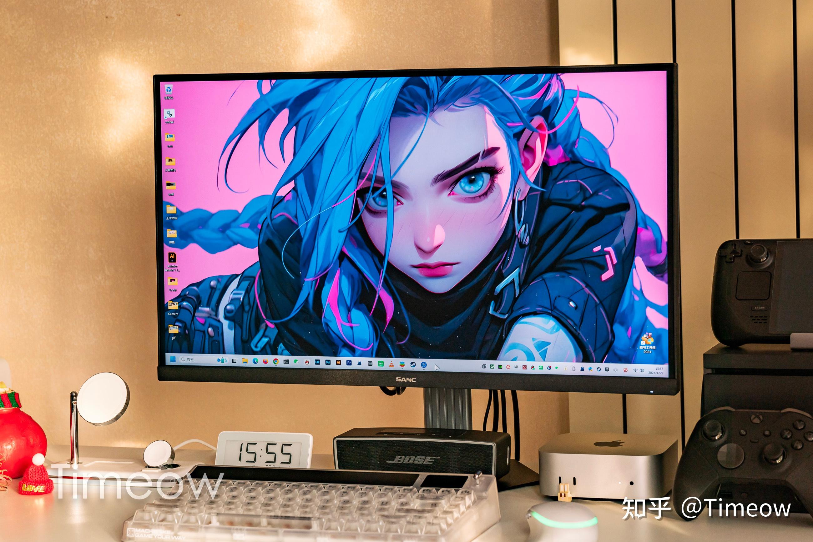 320Hz超高刷玩FPS真的爽！SANC 暗夜武士D55 电竞显示器评测 - 知乎