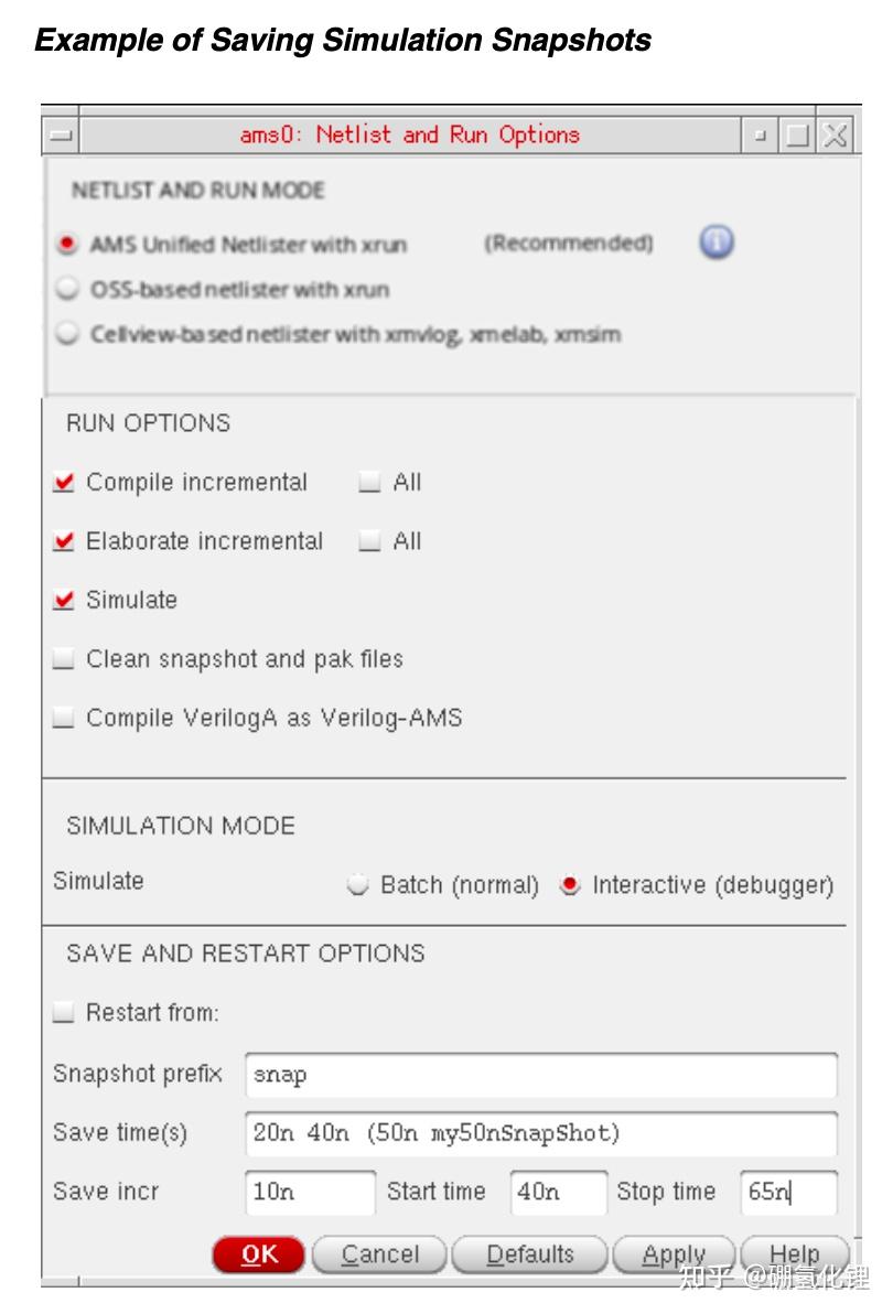 Cadence Virtuoso AMS 断点续跑 - 知乎