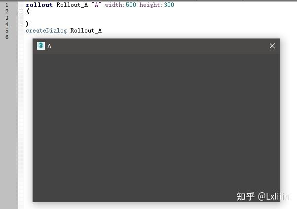 MaxScript GUI笔记 - 知乎