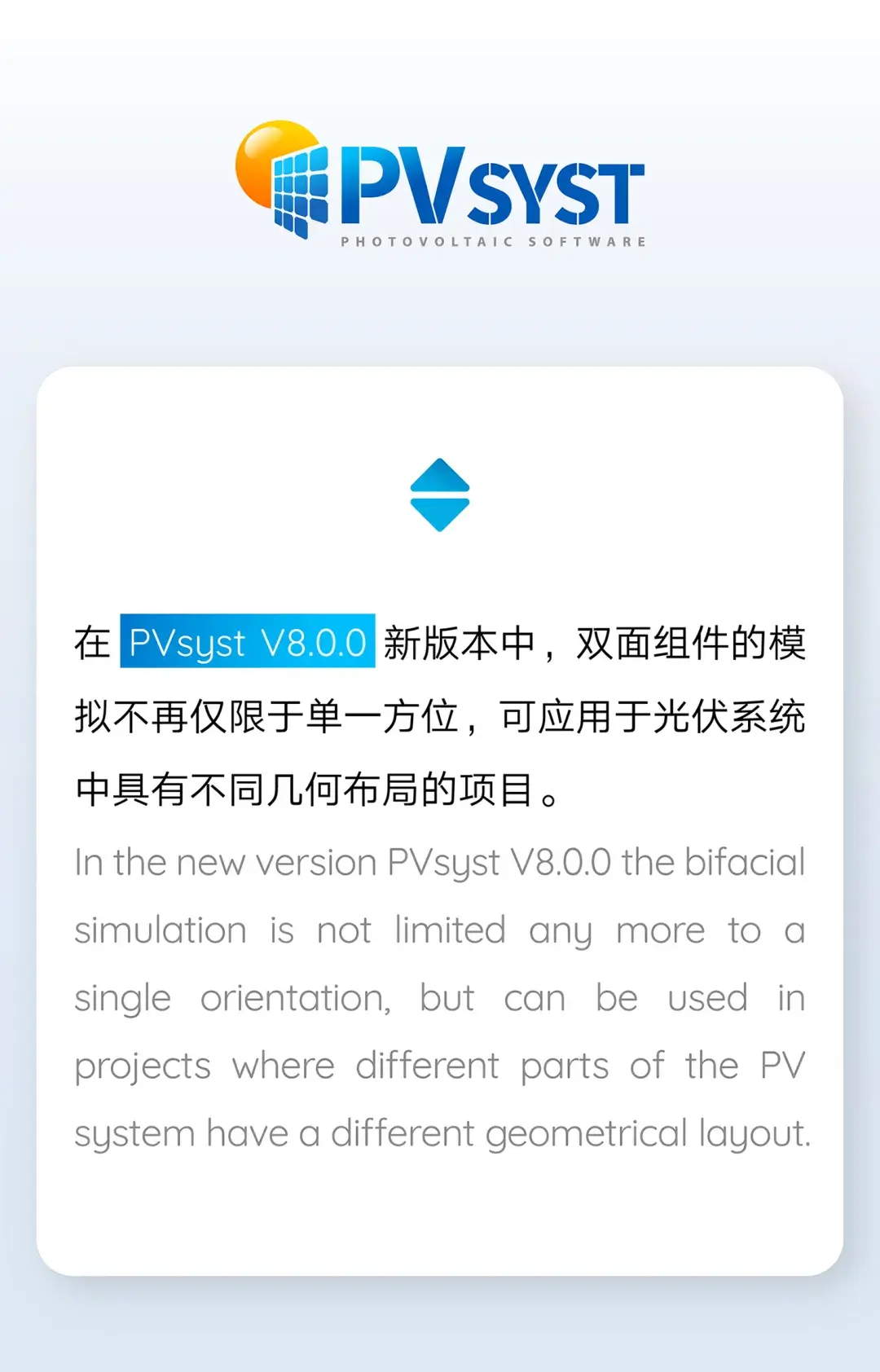 PVsyst V8.0.0｜多方位双面系统 - 知乎