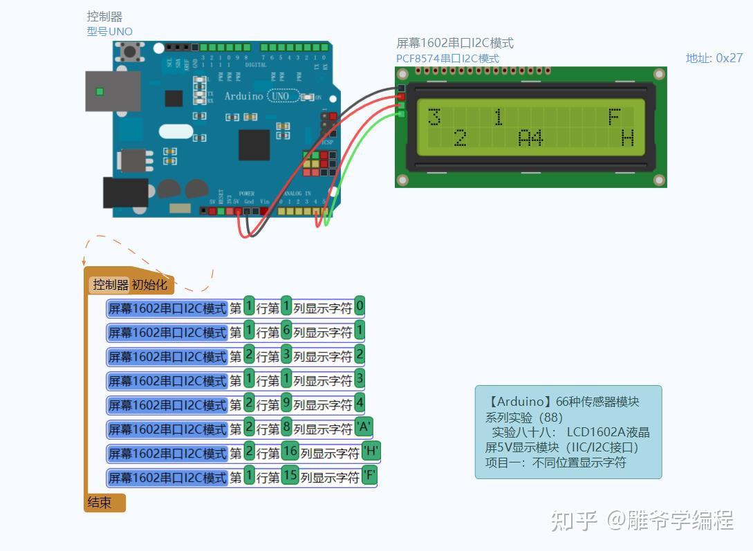 【雕爷学编程】Arduino动手做（85）---LCD1602液晶屏模块 - 知乎