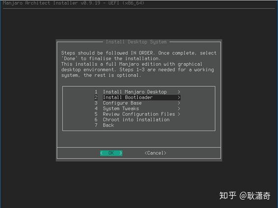 制作随身Manjaro系统 – 安装Manjaro至USB（UEFI+GPT） - 知乎
