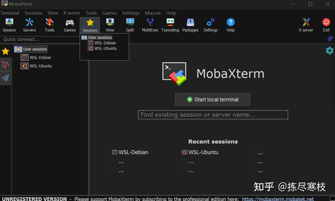 wsl上如何使用mobaxterm的xserver？ - 知乎
