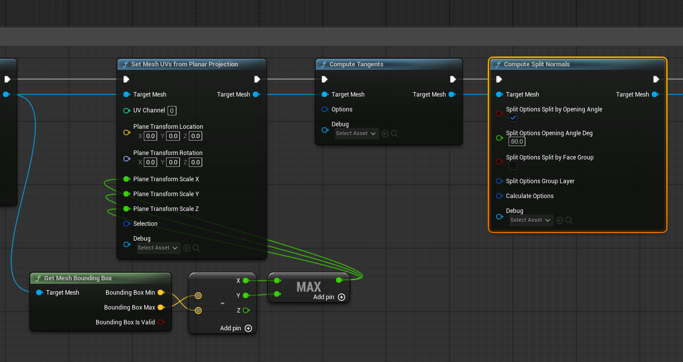 UE5 Geometry Scripting学习笔记——程序化积雪和蜡油生成 - 知乎