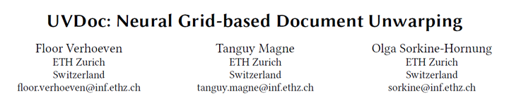 UVDoc:Neural Grid-based Document Unwarping 笔记 - 知乎