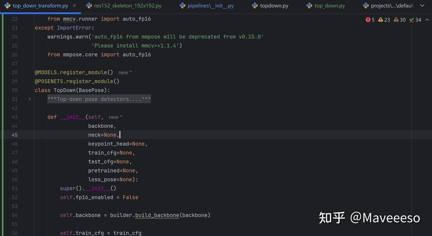 求助mmpose：”TopDown is not in the mmengine::model registry.“ - 知乎