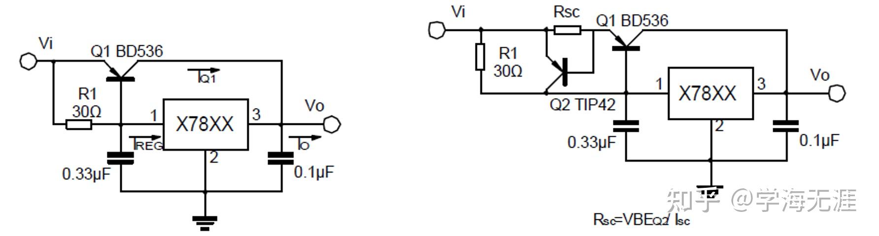 三端线性稳压器工作原理与典型应用电路分析——78XX与LM317 - 知乎