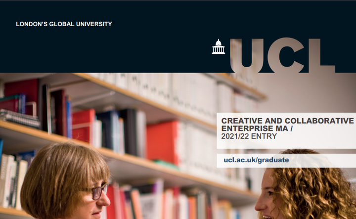 如何理解UCL的创新创业学硕士专业MA Creative and Collaborative Enterprise的独特之处？ - 知乎