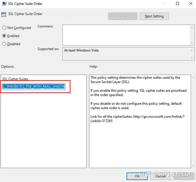 TLS版本及CipherSuites确认及设置 - 知乎
