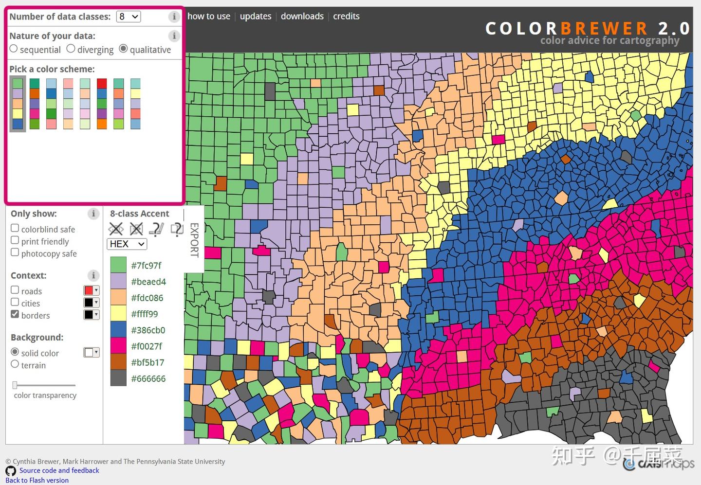 干货分享：配色秘籍之ColorBrewe - 知乎