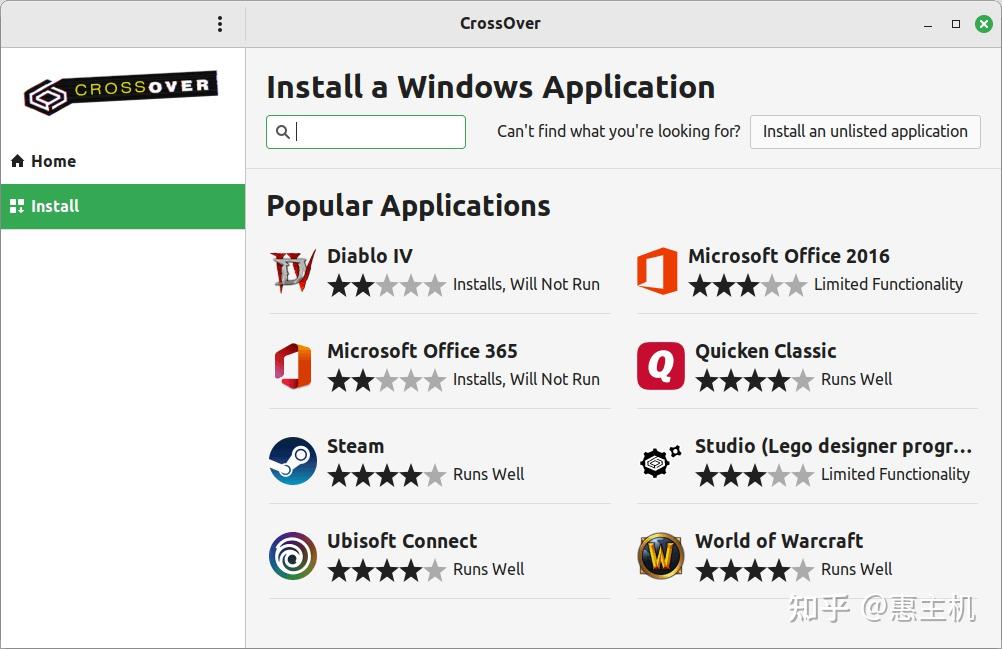 CrossOver 25：在Linux上运行Windows软件和游戏 - 知乎