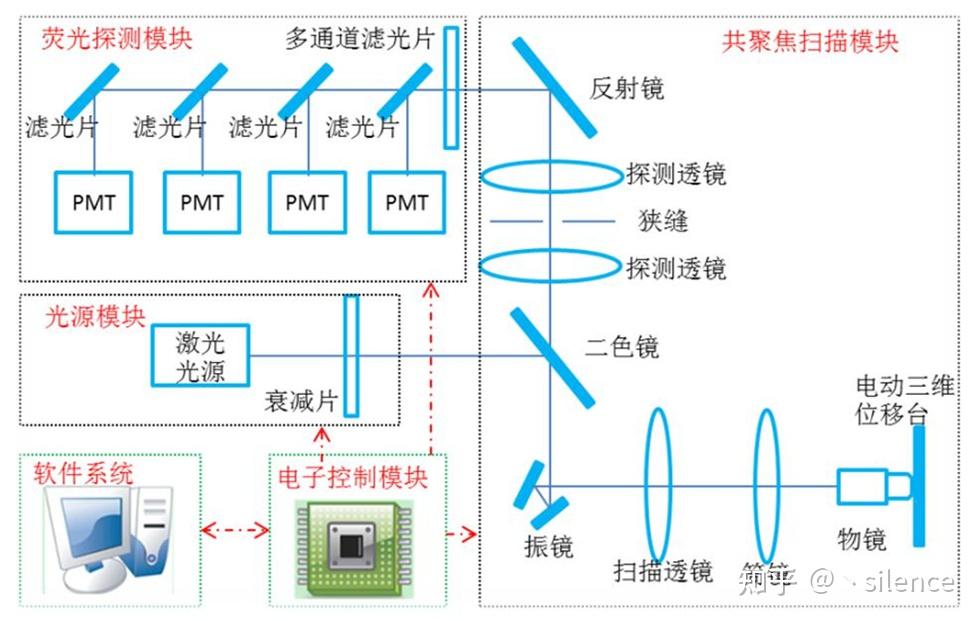 激光扫描共聚焦显微镜LSCM仪器结构及测试原理 - 知乎