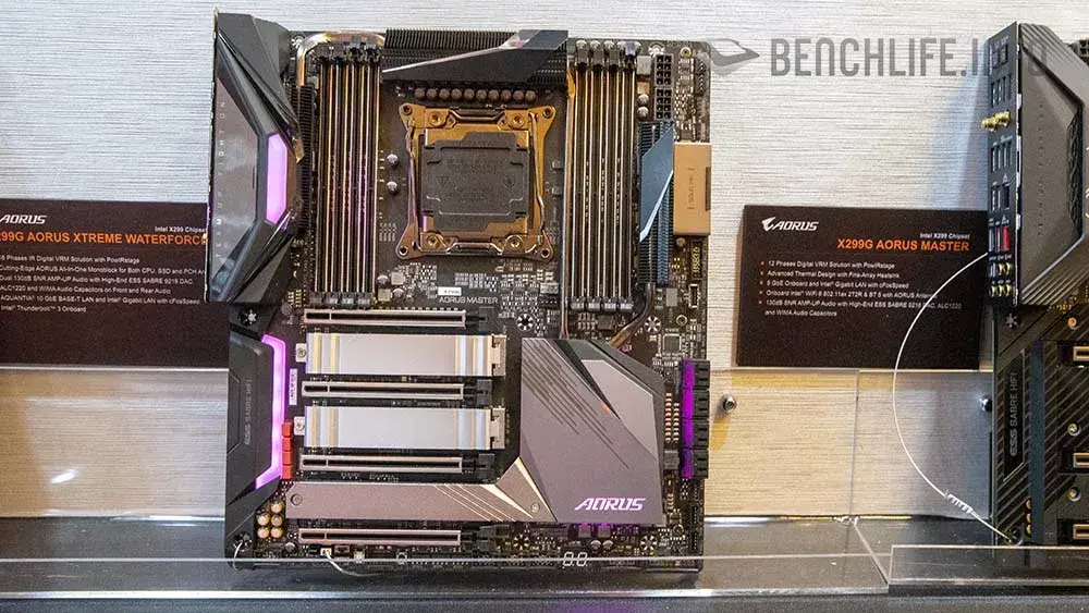 GIGABYTE展出X299G Aorus Master、Designare-10G主机板 - 知乎