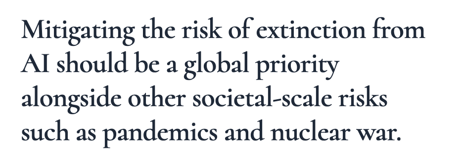 像核战争一样，AI可能灭绝人类：Geoffrey Hinton、Sam Altman等百名专家签署了一封公开信 - 知乎