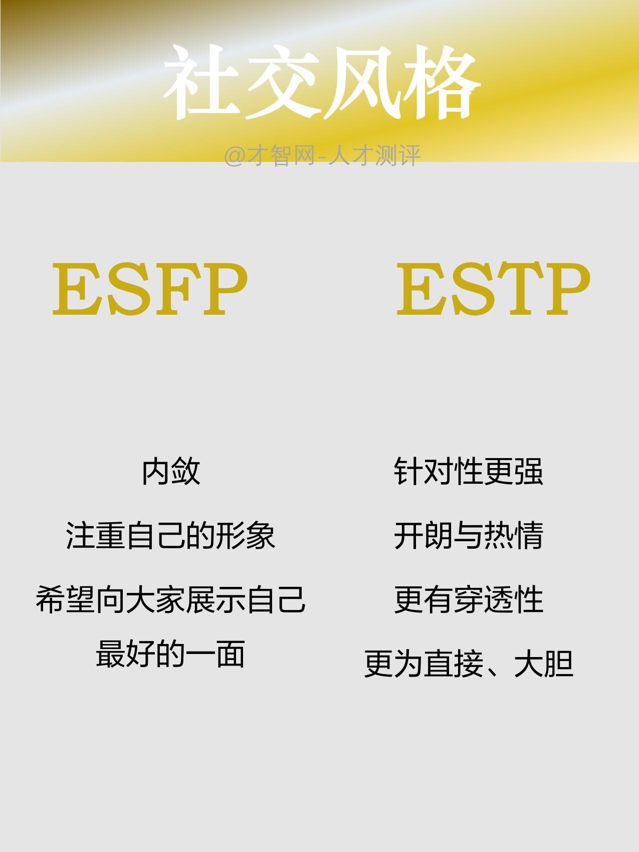 ESFP和ESTP有哪些区别？如何快速区分？ - 知乎